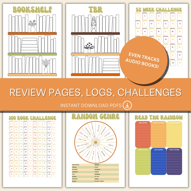Reading Journal | Reading Journal Printable | Reading Tracker | Book ...