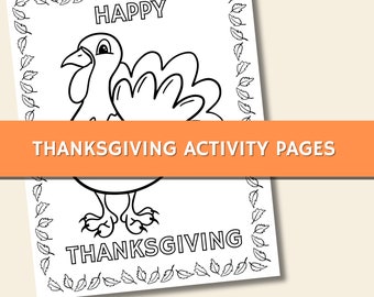 Hello Fall Coloring Page Fall Thanksgiving Autumn - Etsy