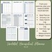 Blue Homeschool Planner Printable: Undated, All-in-one (PDF) - Etsy