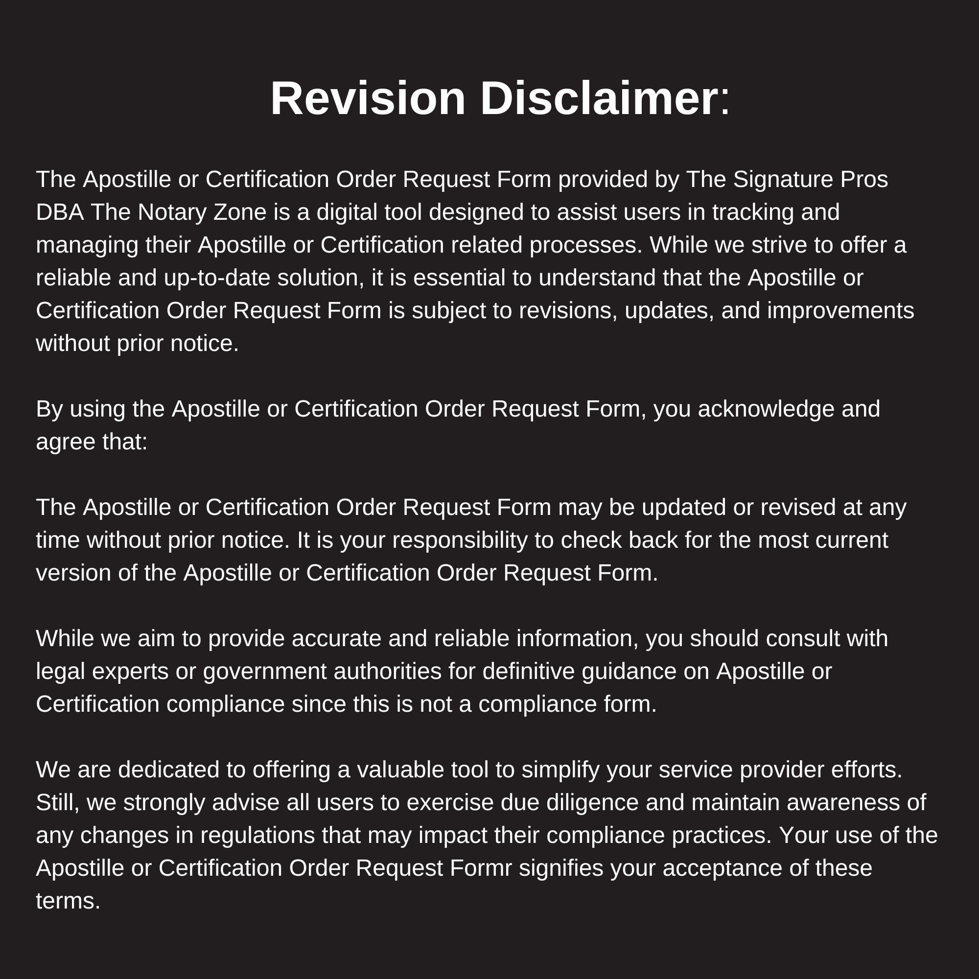 Apostille or Certification Order Request Form - Etsy