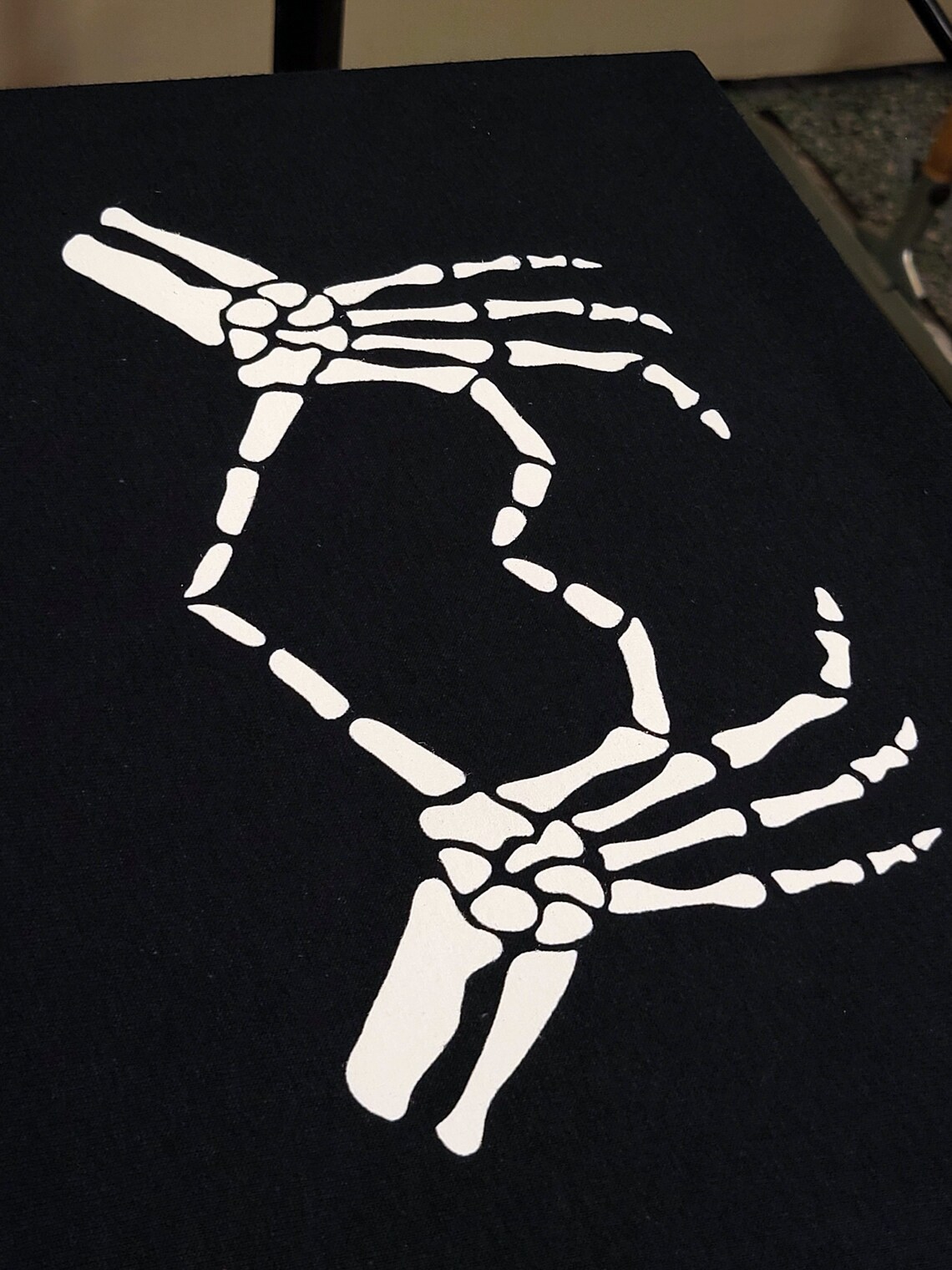 Skeleton Hands Making Heart Shirt, Halloween Shirt, Skeleton Shirt ...