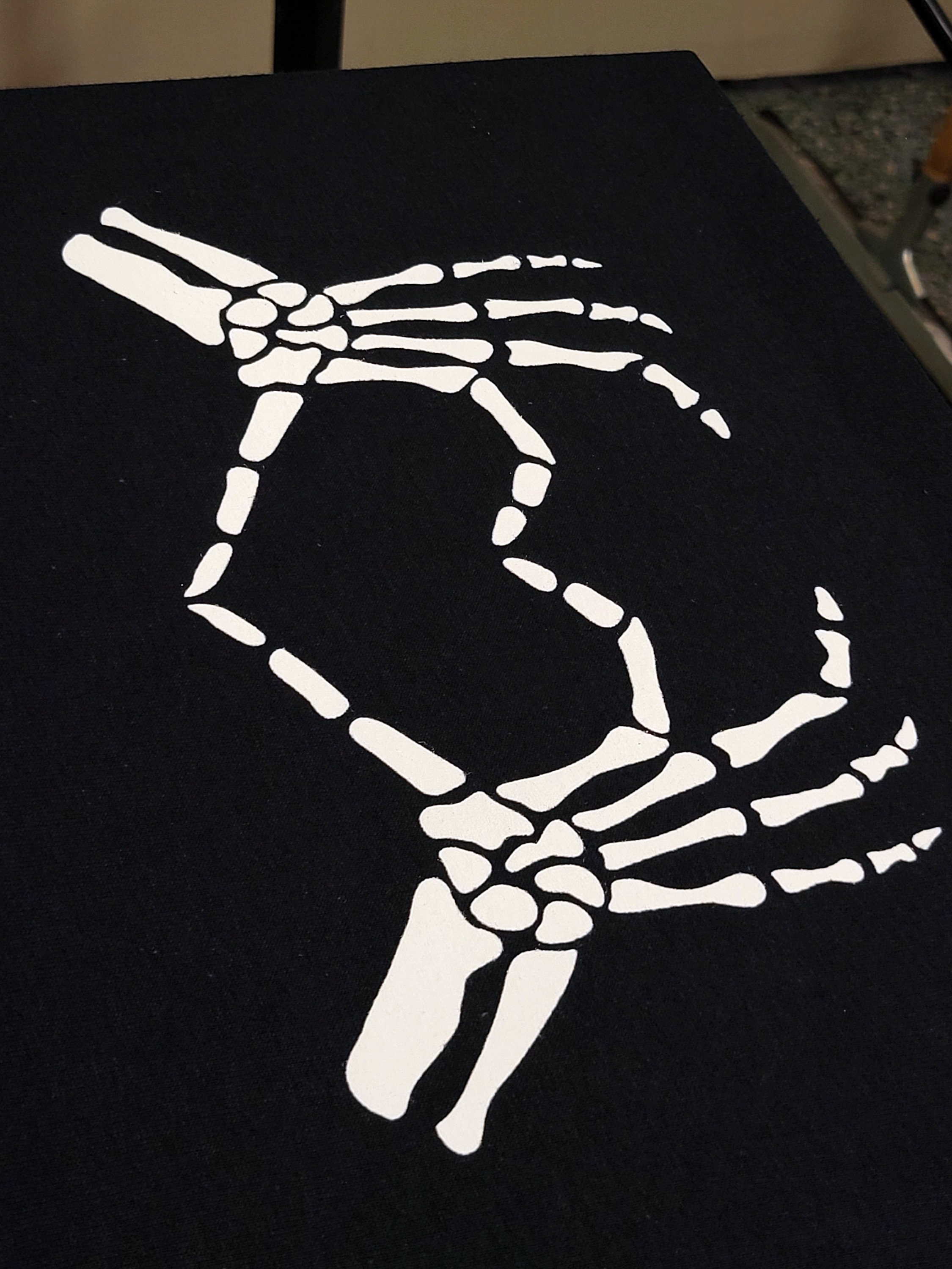 Skeleton Hands Making Heart Shirt, Halloween Shirt, Skeleton Shirt ...