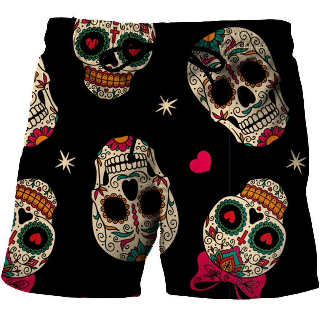 Skeleton Shorts Custom Design Creative High Quality Custom Shorts - Etsy
