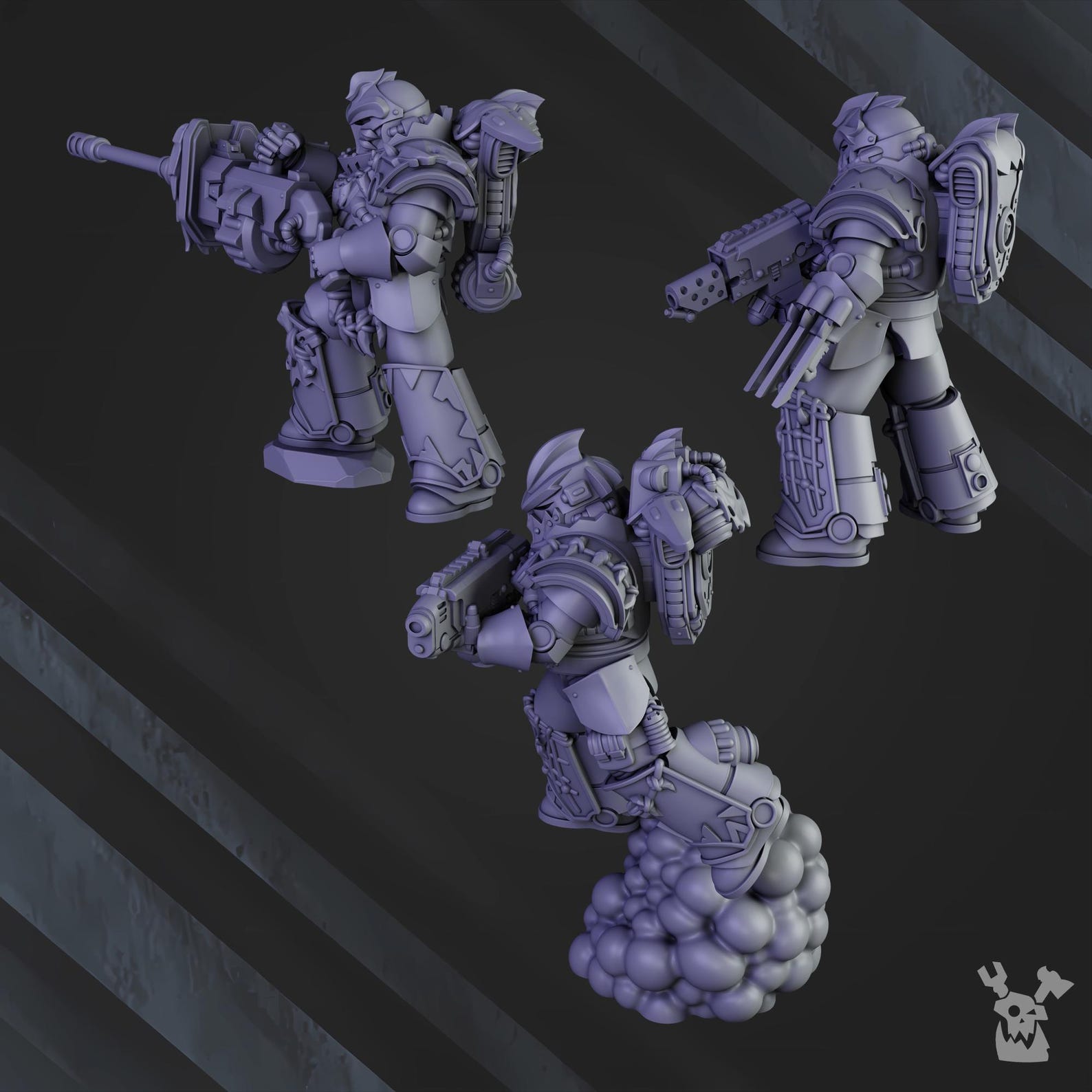 White Megalodon Clan Build Kit | Sci-fi | Wargaming | 28mm Scale - Etsy