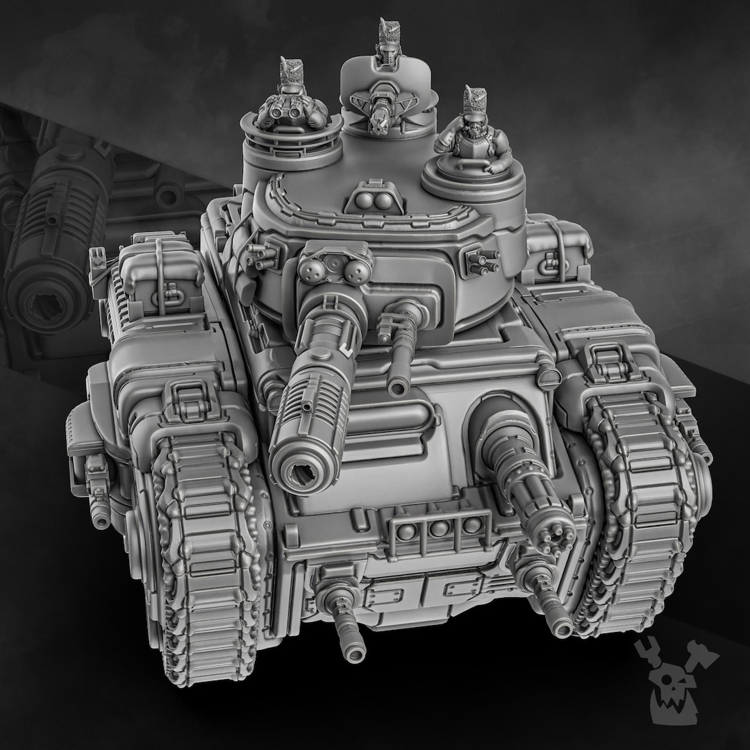 Steamguard Heavy Battle Tank Yaris | Sci-fi | Wargaming | 28mm Scale - Etsy