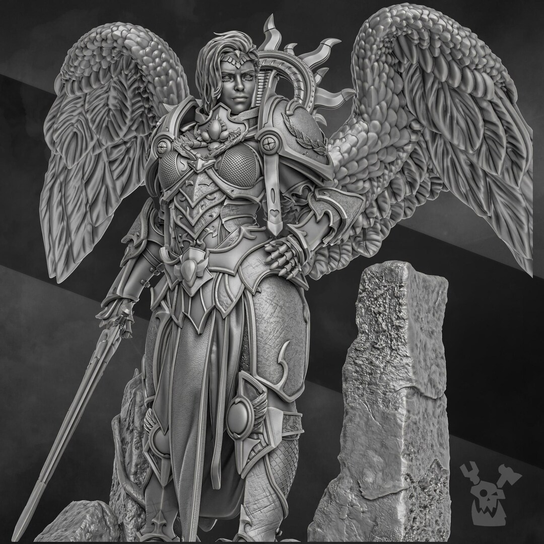 Aurora, the Queen of Angels | Sci-fi | Wargaming | 28mm Scale - Etsy