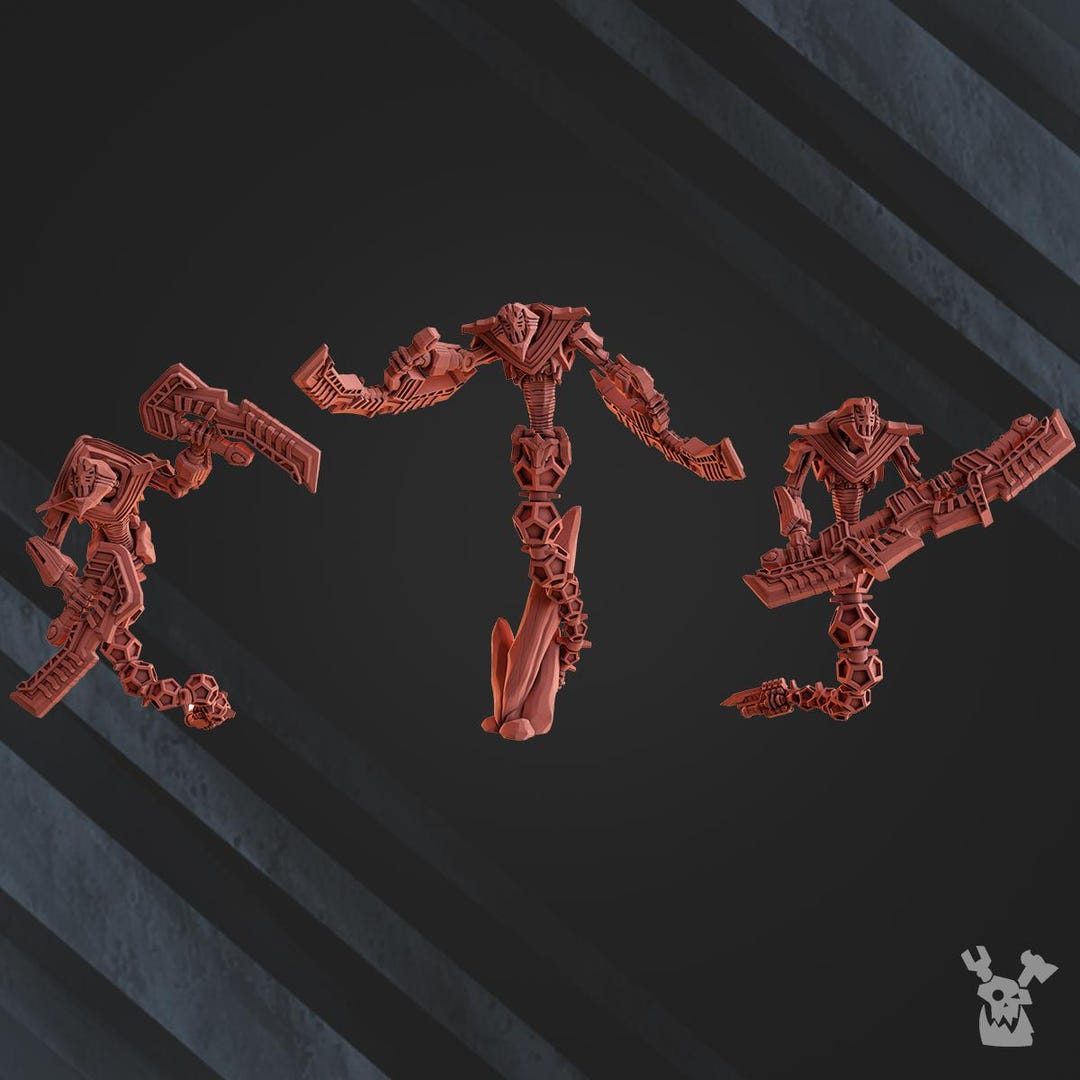 Robot Legions Snakes | Sci-fi | Wargaming | 28mm Scale - Etsy