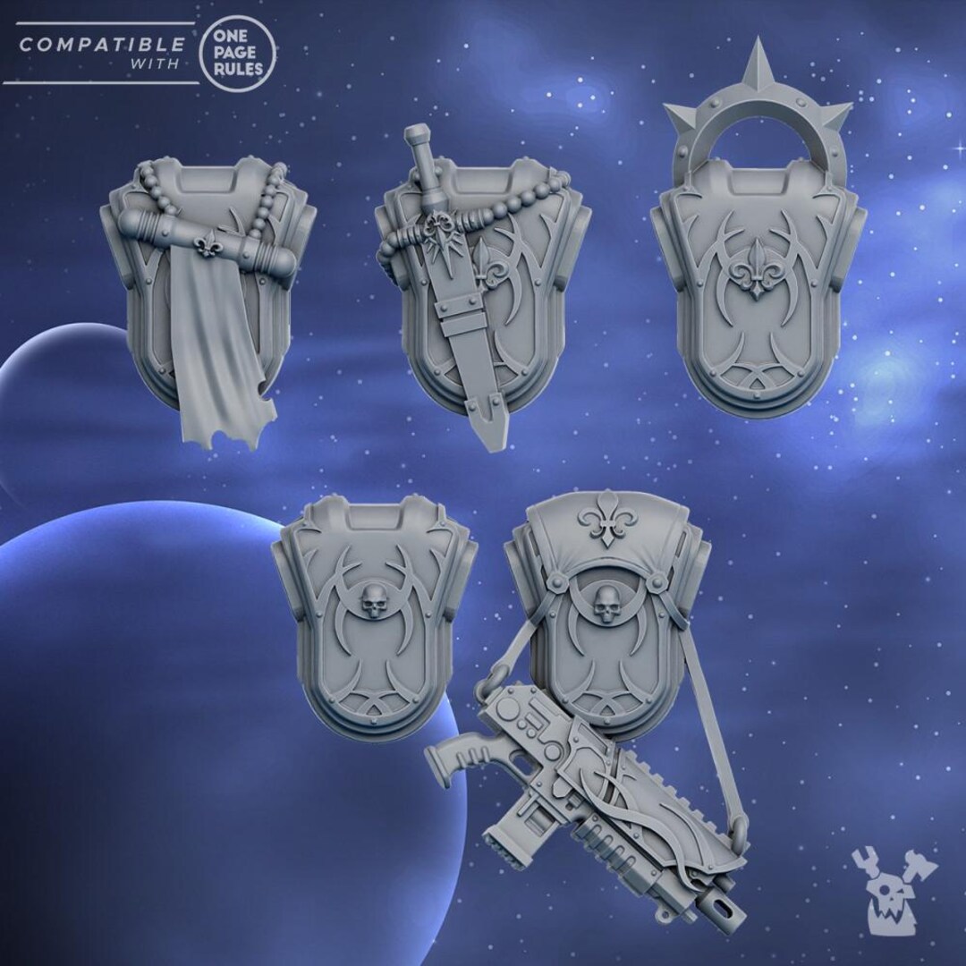 Silver Moon Daughters Backpack Set | Sci-fi | Wargaming | 28mm Scale - Etsy