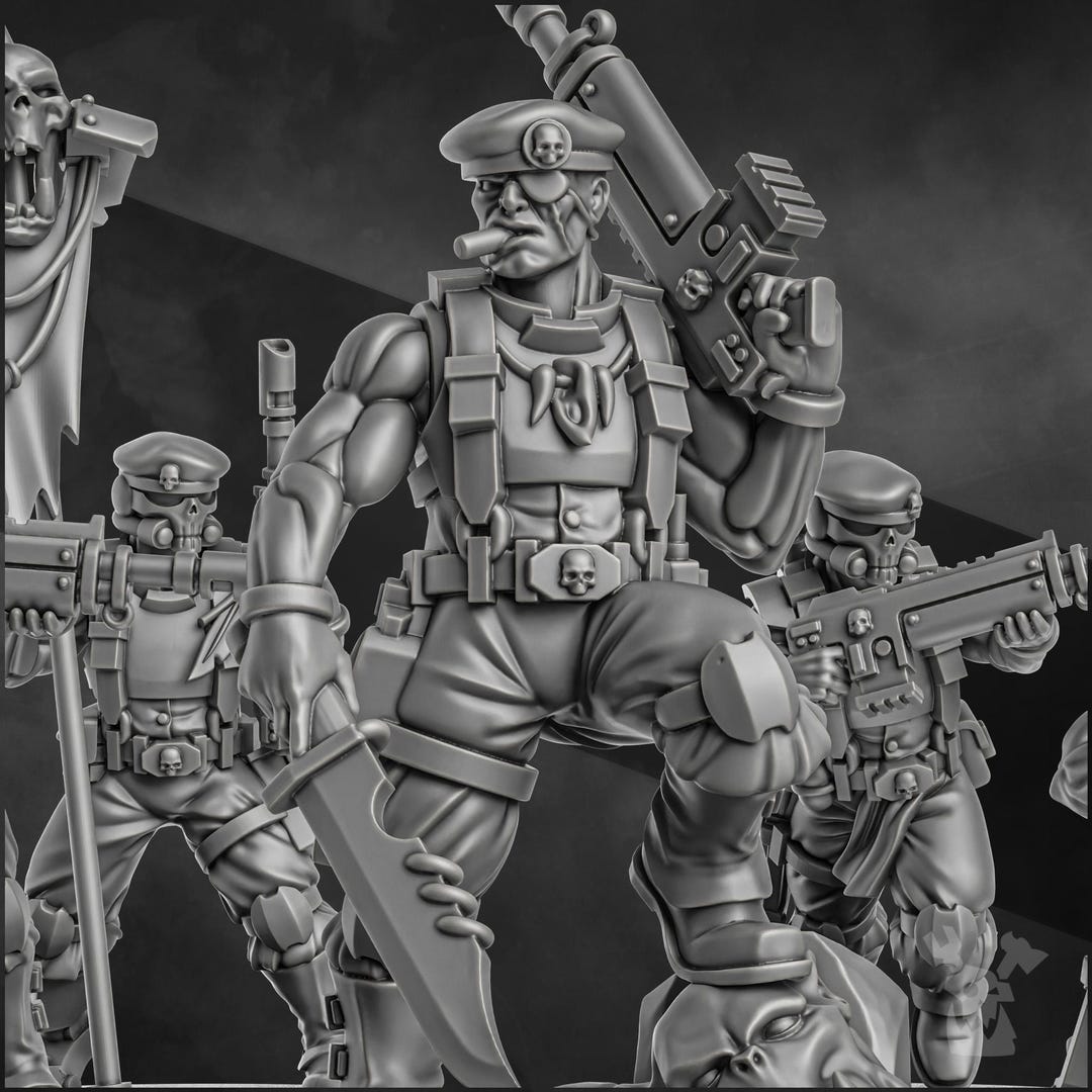The Ork Slayers Squad Build Kit | Sci-fi | Wargaming | 28mm Scale - Etsy