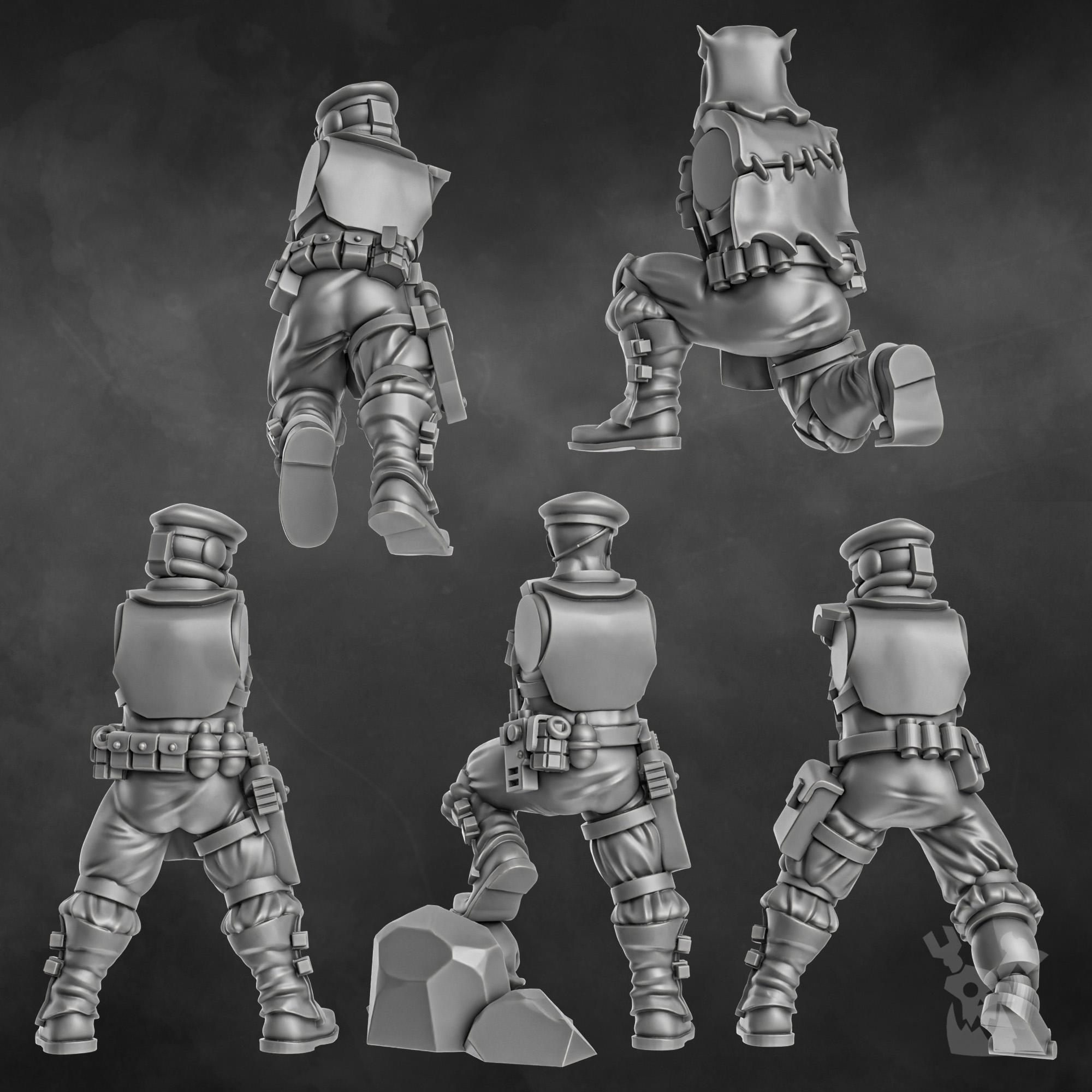 The Ork Slayers Squad Build Kit | Sci-fi | Wargaming | 28mm Scale - Etsy