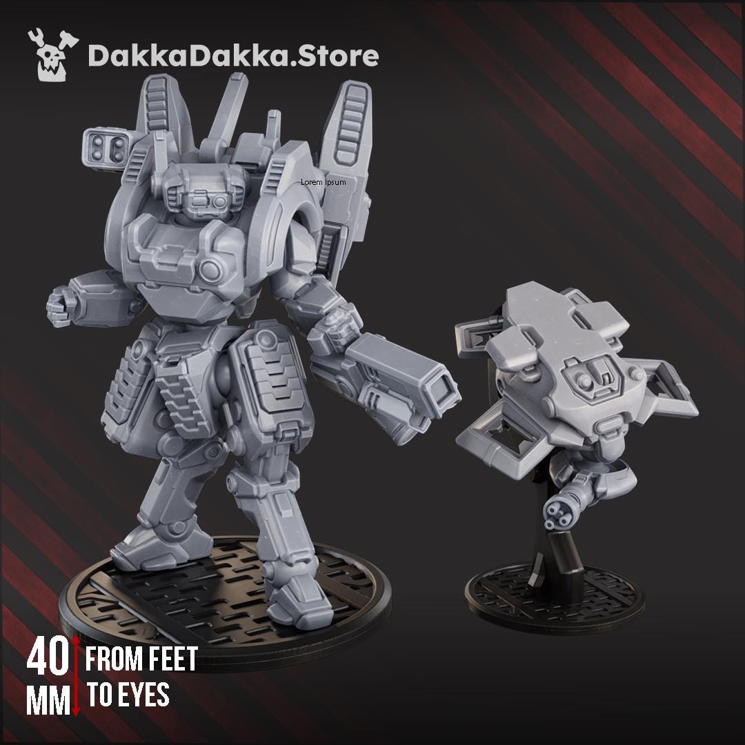 Commander Mk-1 | Sci-fi | Wargaming | 28mm Scale - Etsy