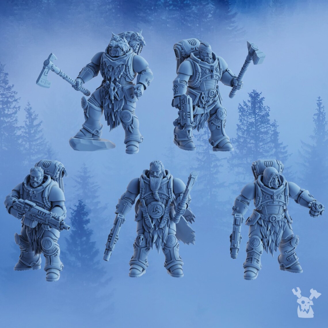 Stormbringers Squad Assembly Kit | Sci-fi | Wargaming | 28mm Scale - Etsy