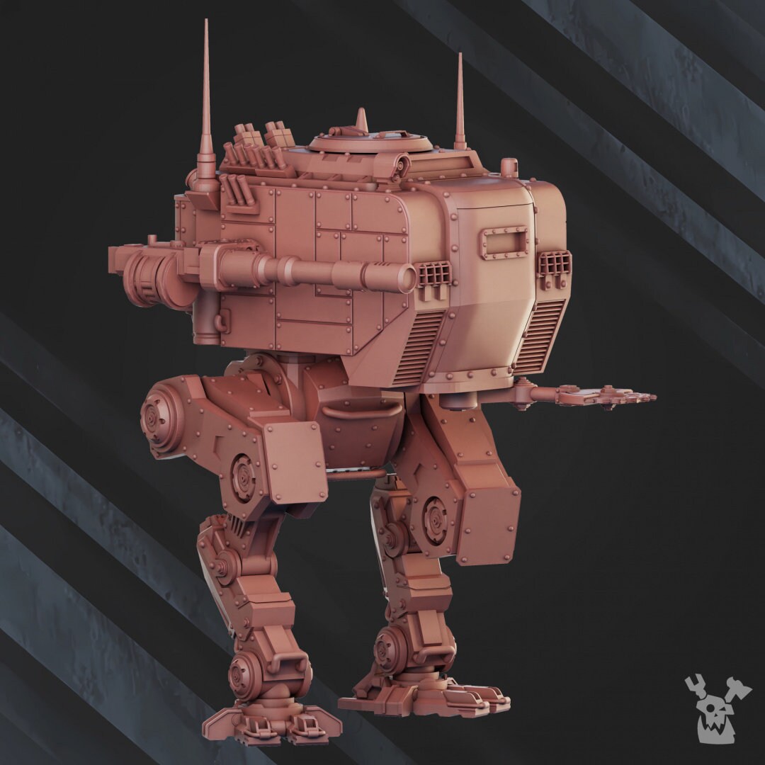 Heavy Stomper Mech "polar Bear" PB-180 | Sci-fi | Wargaming | 28mm ...