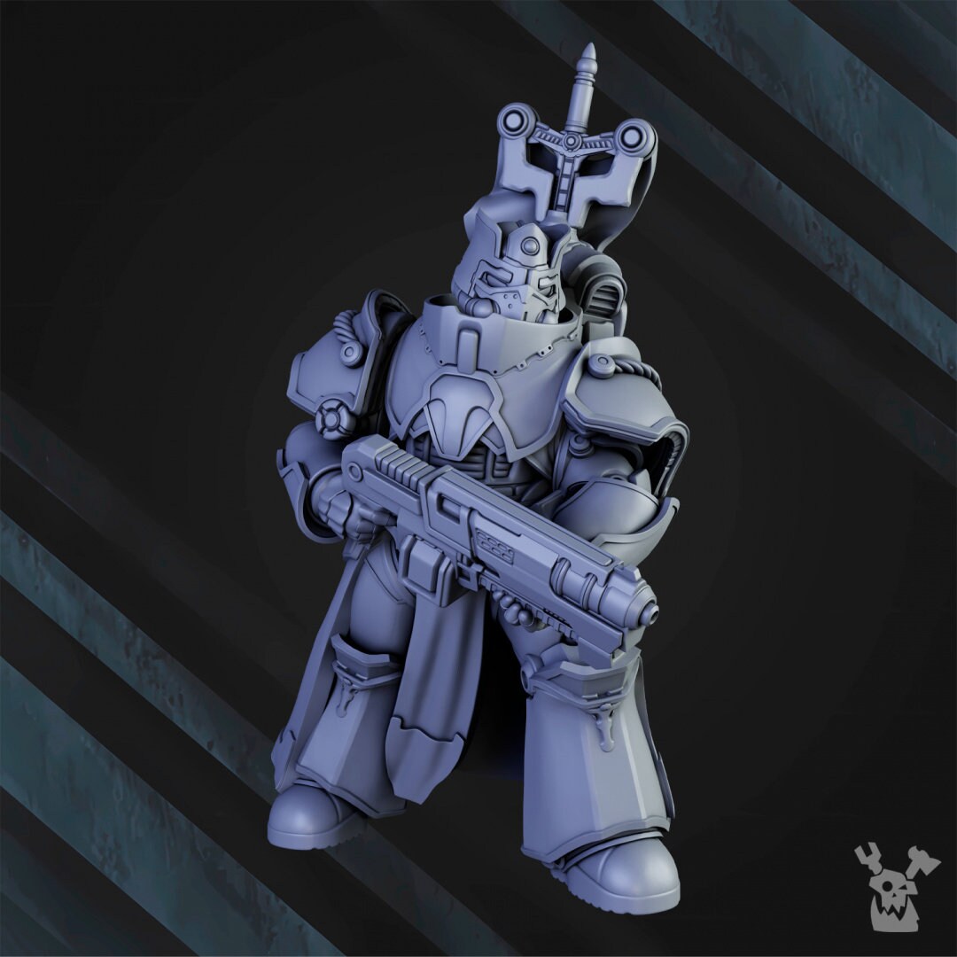 Knight Commander Henry the Stronghold | Sci-fi | Wargaming | 28mm Scale ...