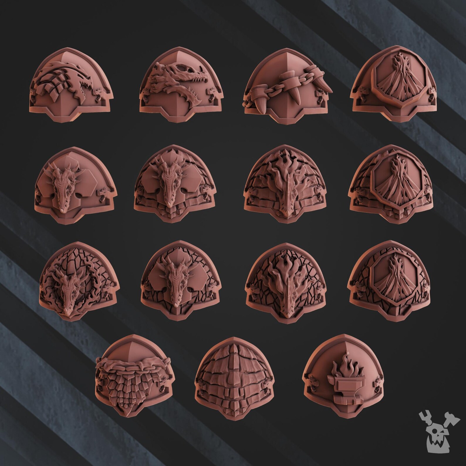 Volcano Armor Squad | Sci-fi | Wargaming | 28mm Scale - Etsy