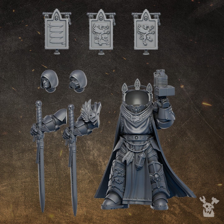 Sir Percival | Sci-fi | Wargaming | 28mm Scale - Etsy