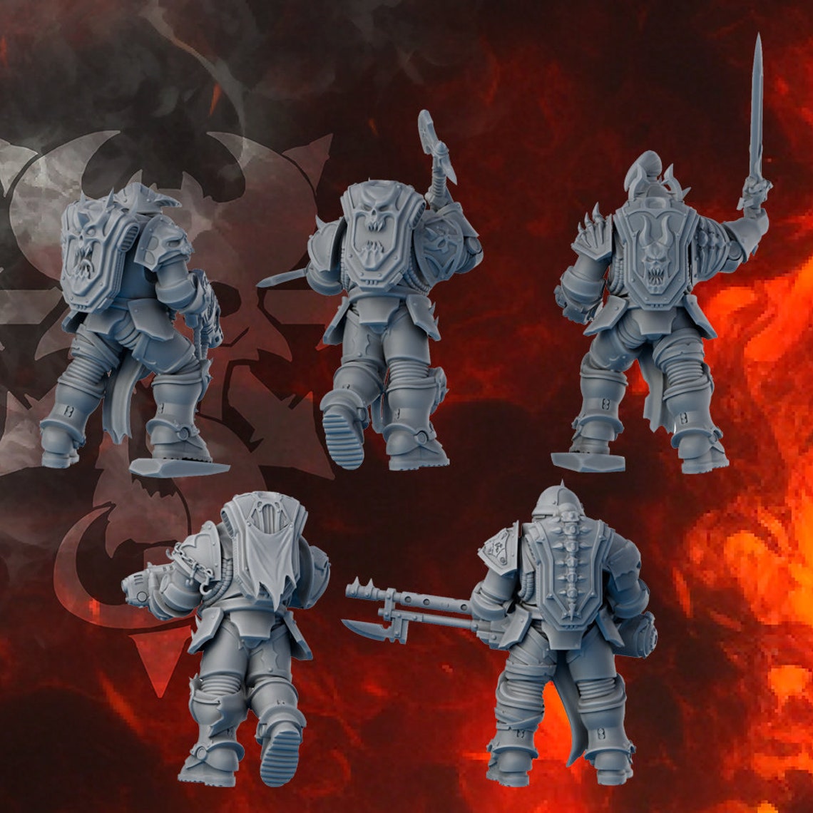 Traitors Squad Assembly Kit | Sci-fi | Wargaming | 28mm Scale - Etsy