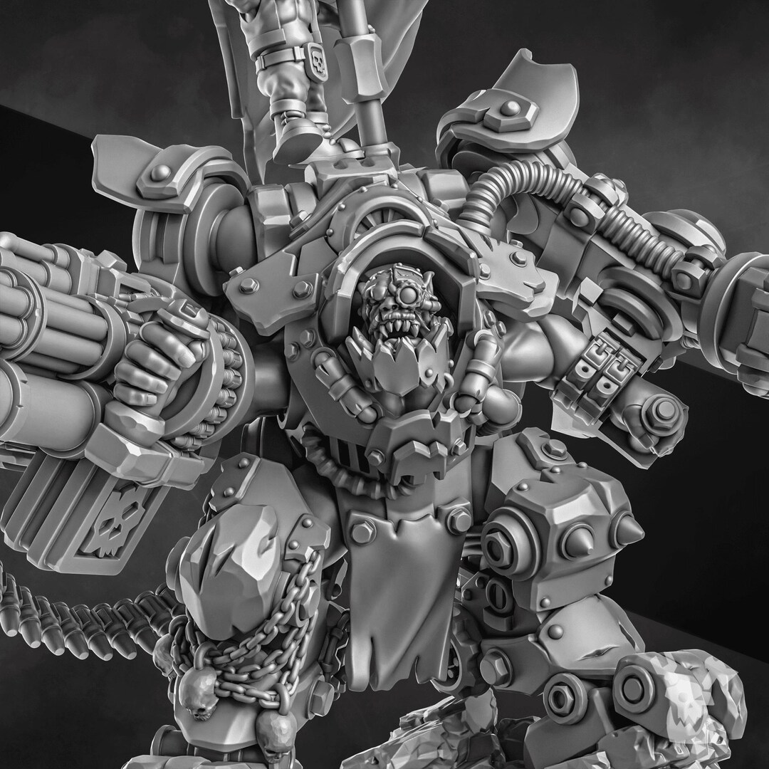 Gharghkool 'da Big Wrecka | Sci-fi | Wargaming | 28mm Scale - Etsy