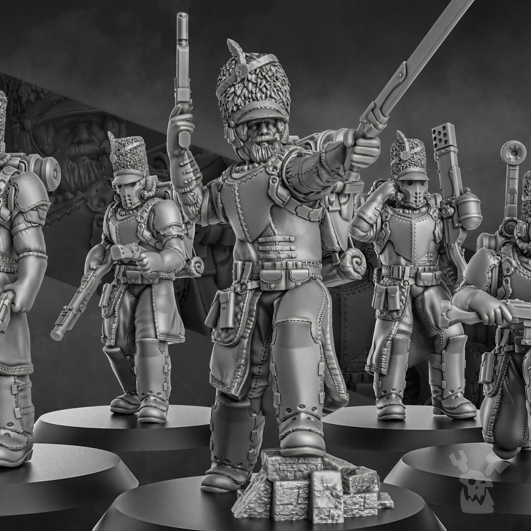 Steamguard Assembly Kit | Sci-fi | Wargaming | 28mm Scale - Etsy