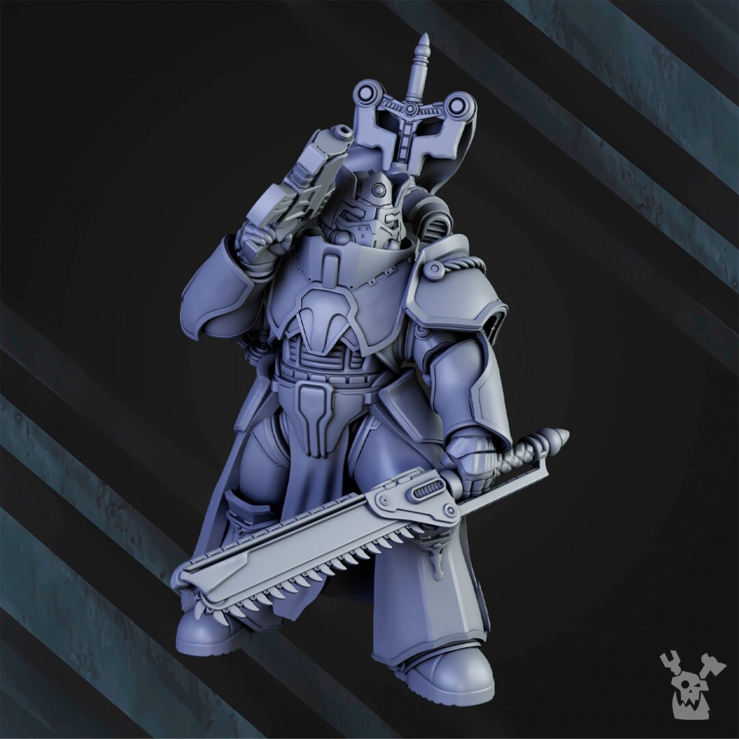 Knight Commander Henry the Stronghold | Sci-fi | Wargaming | 28mm Scale ...