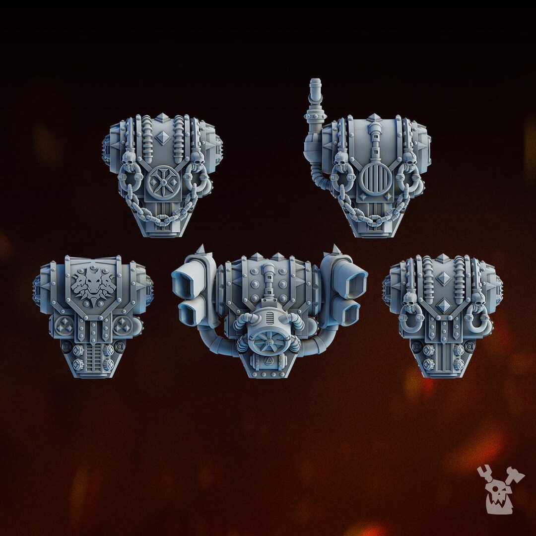 Carnage Reapers Backpacks Set X5 | Sci-fi | Wargaming | 28mm Scale - Etsy