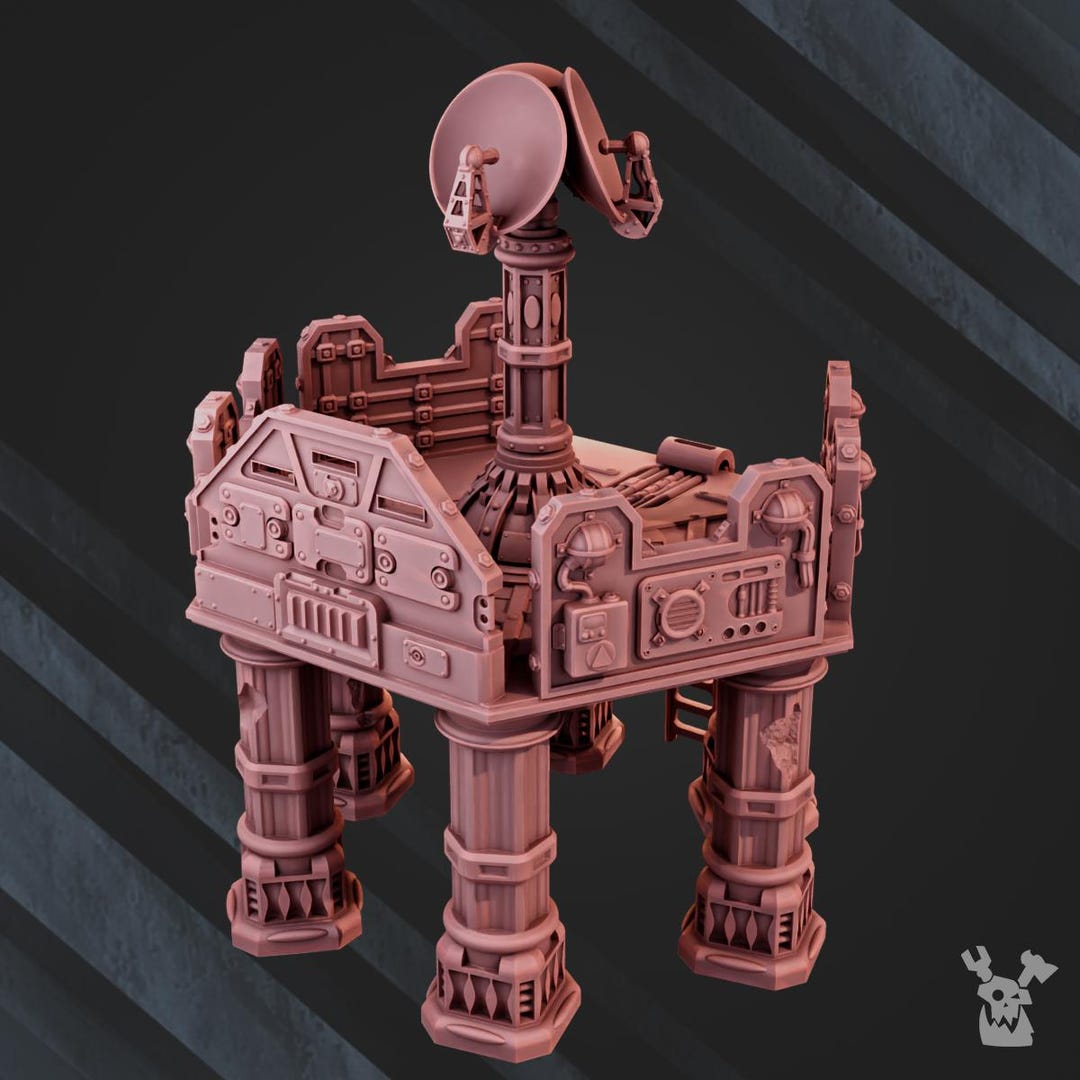 Radar Station Terrain | Sci-fi | Wargaming | 28mm Scale - Etsy