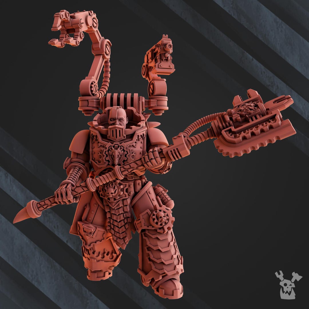 Forge Engineer | Sci-fi | Wargaming | 28mm Scale - Etsy