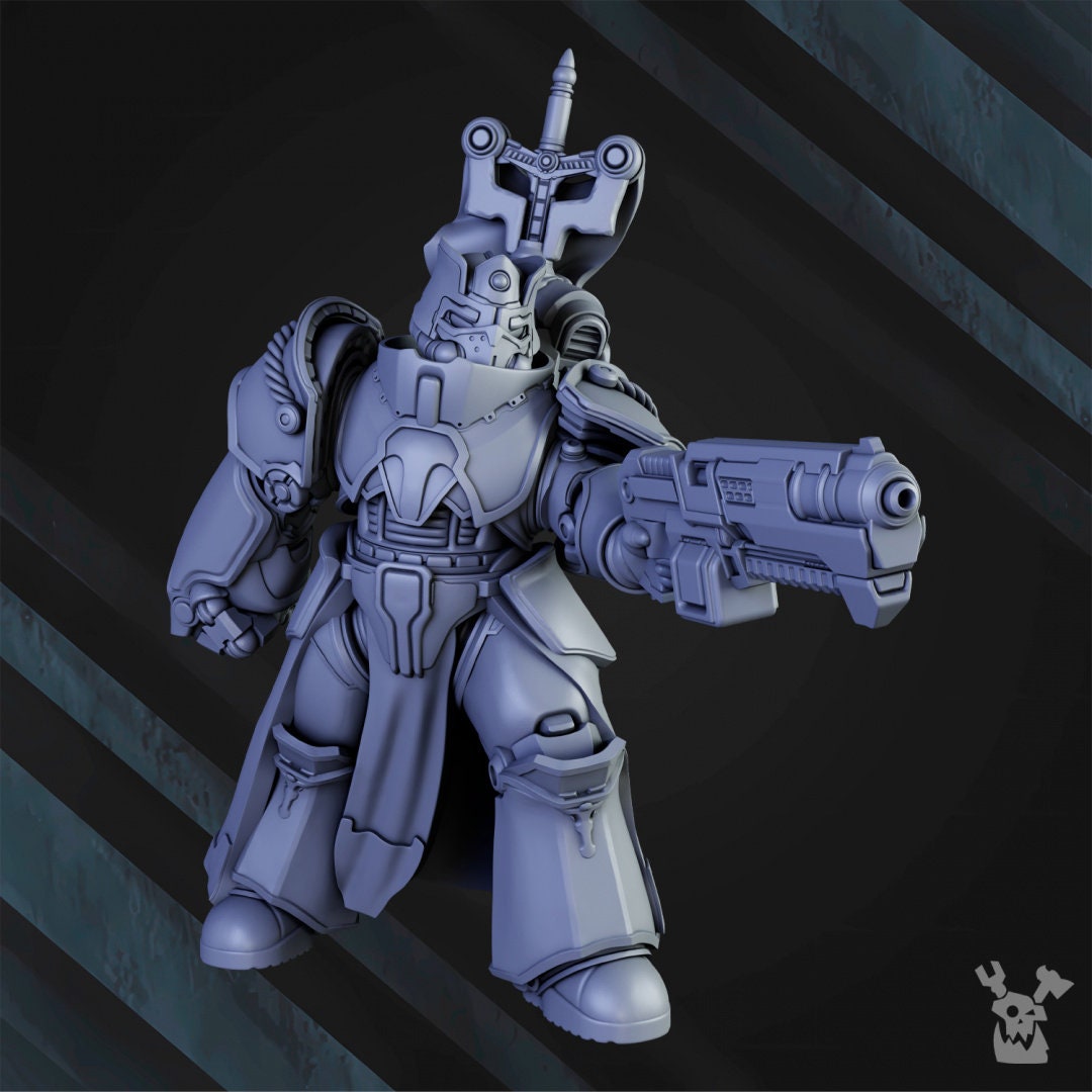 Knight Commander Henry the Stronghold | Sci-fi | Wargaming | 28mm Scale ...