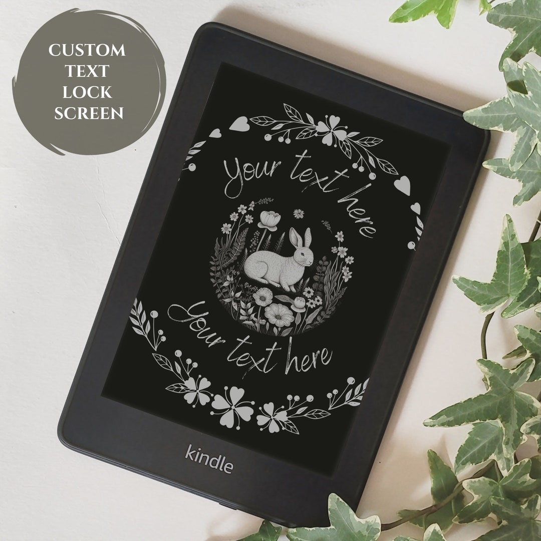 Custom Kindle Lock Screen | Cottagecore Design, Custom Screensaver ...