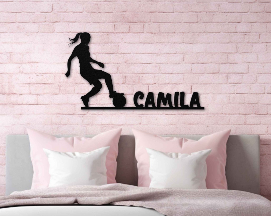 Soccer Girl Wall Art. Personalized Soccer Mom Gift for Favorite Soccer ...