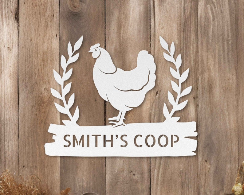 Custom Chicken Coop Sign. Farm Barn Ranch Metal Sign. - Etsy
