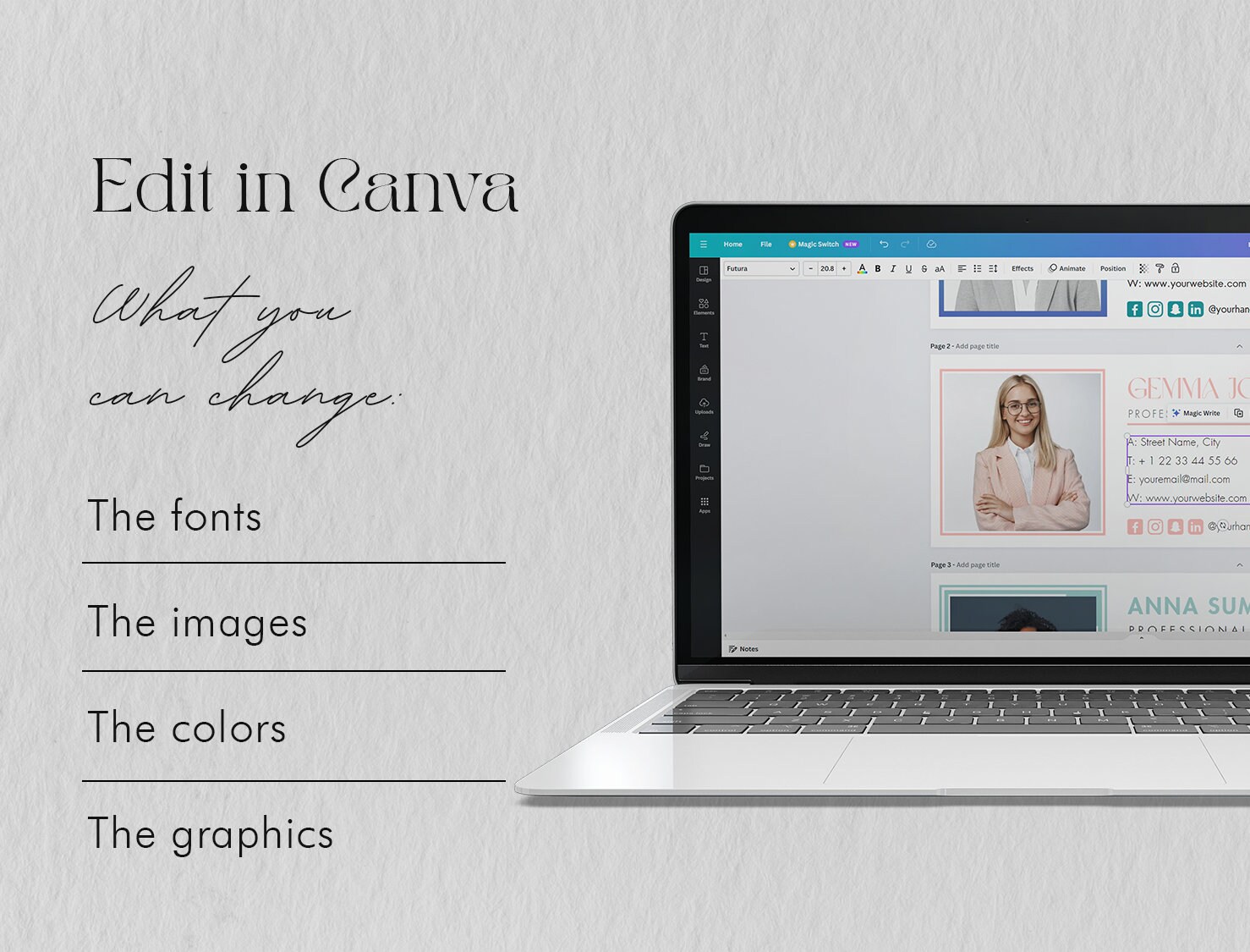 Animated Email Signature Templates Gmail Outlook Email - Etsy