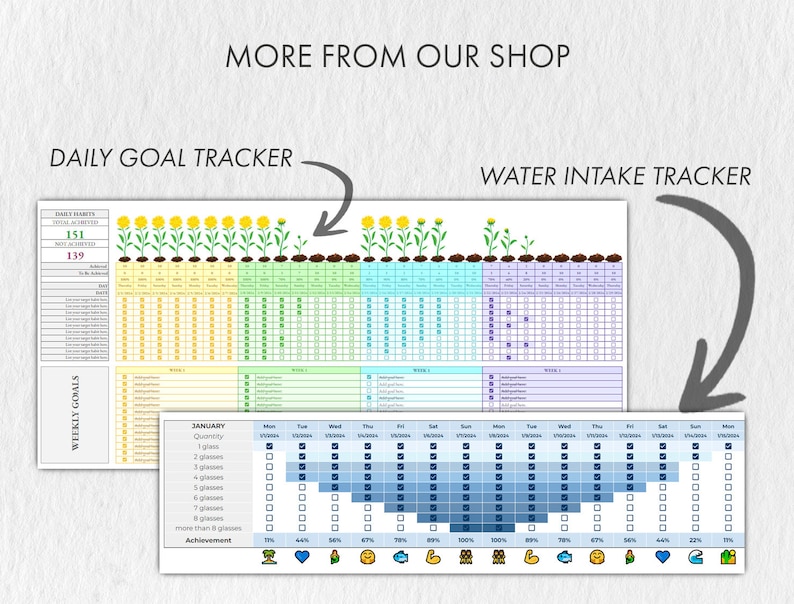 Rainbow Chore Chart, Personal Tasks Tracker, Daily Tasks Planner, Chore Google Sheets, Colorful ...