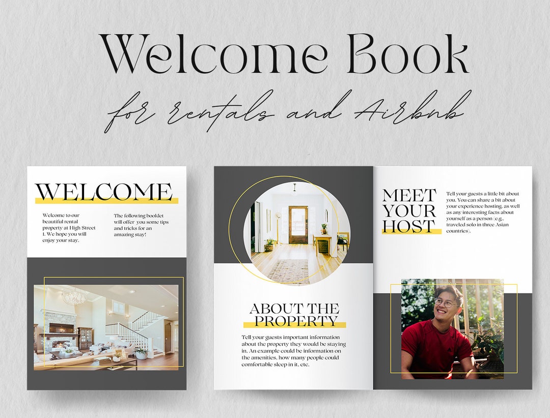 Airbnb Welcome Book, Vacation Rental Booklet, Super Host Manual ...