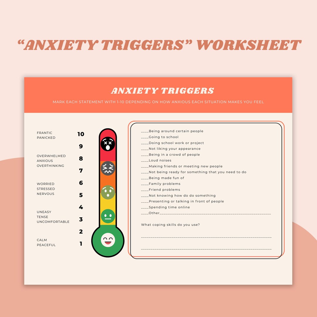 Feelings Thermometer, Emotional Regulation for Children and Teens ...