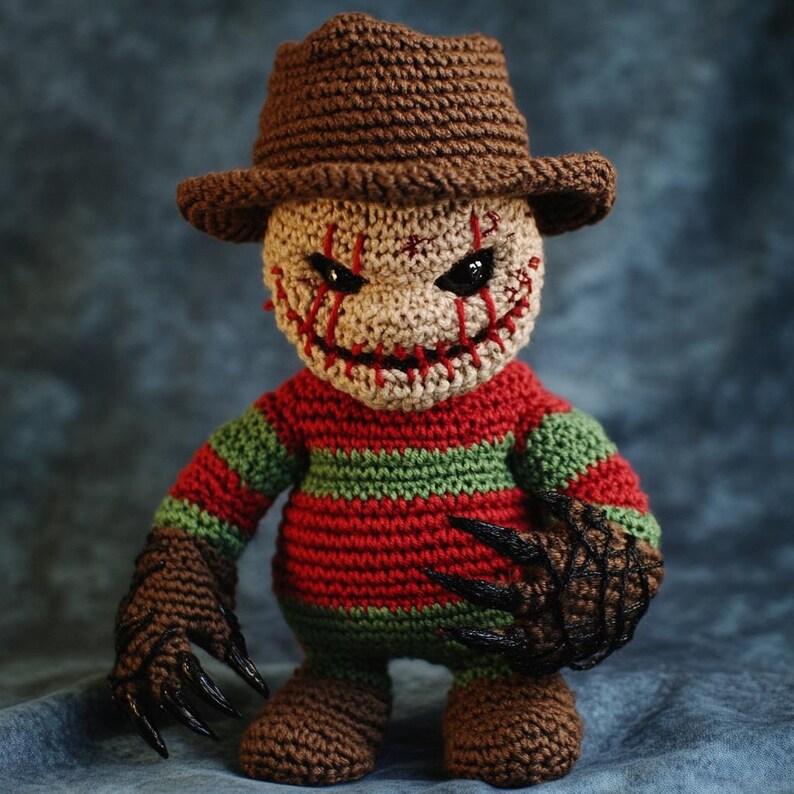 Freddy Krueger Crochet Pattern, Horror Amigurumi Doll Tutorial ...