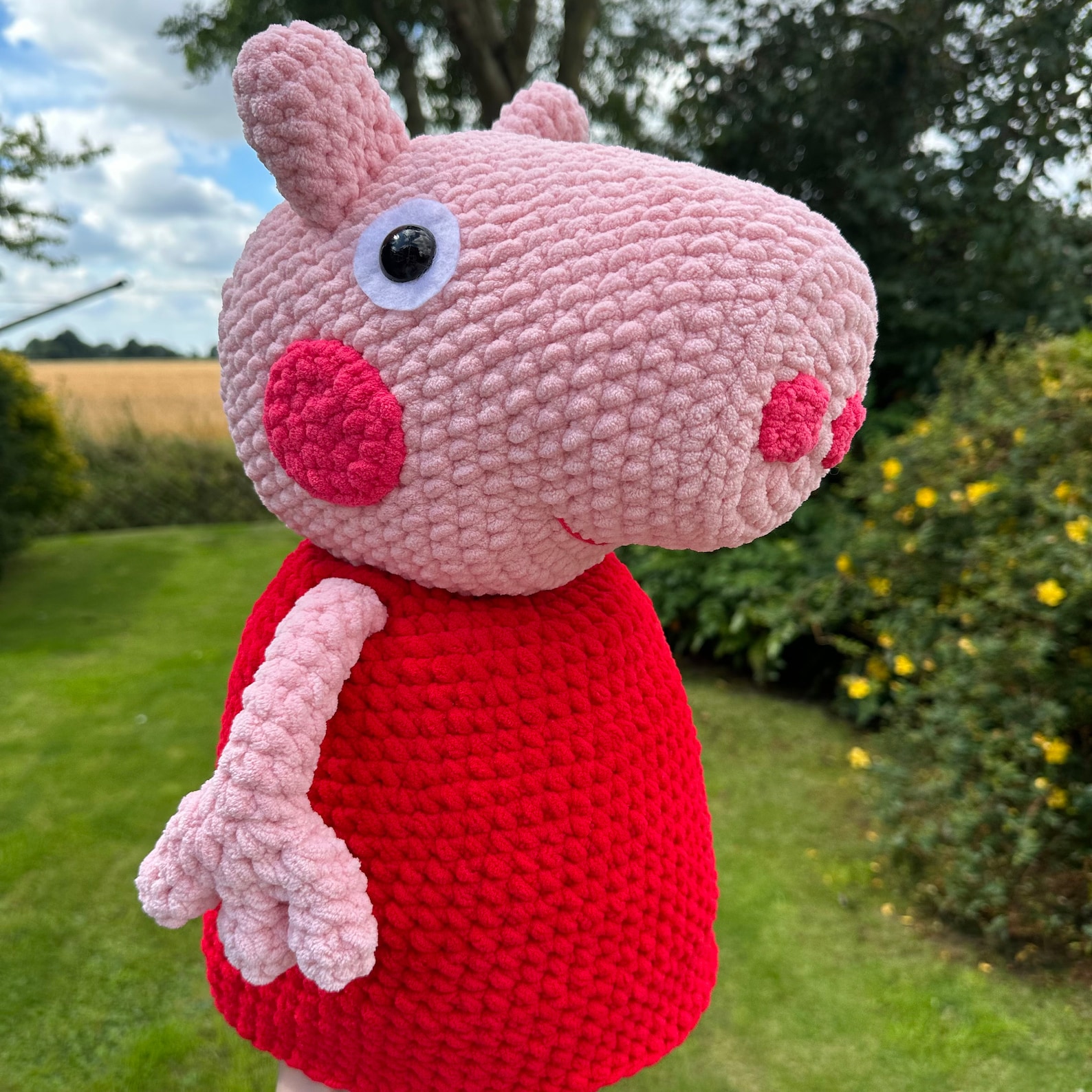 Handmade Peppa Pig Inspired Crochet Toy - Etsy