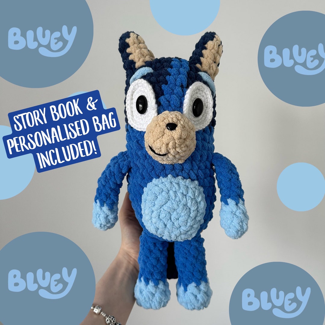 Bluey Story Bag Gift Set! Handmade Bluey Toy, Personalised Story Bag ...