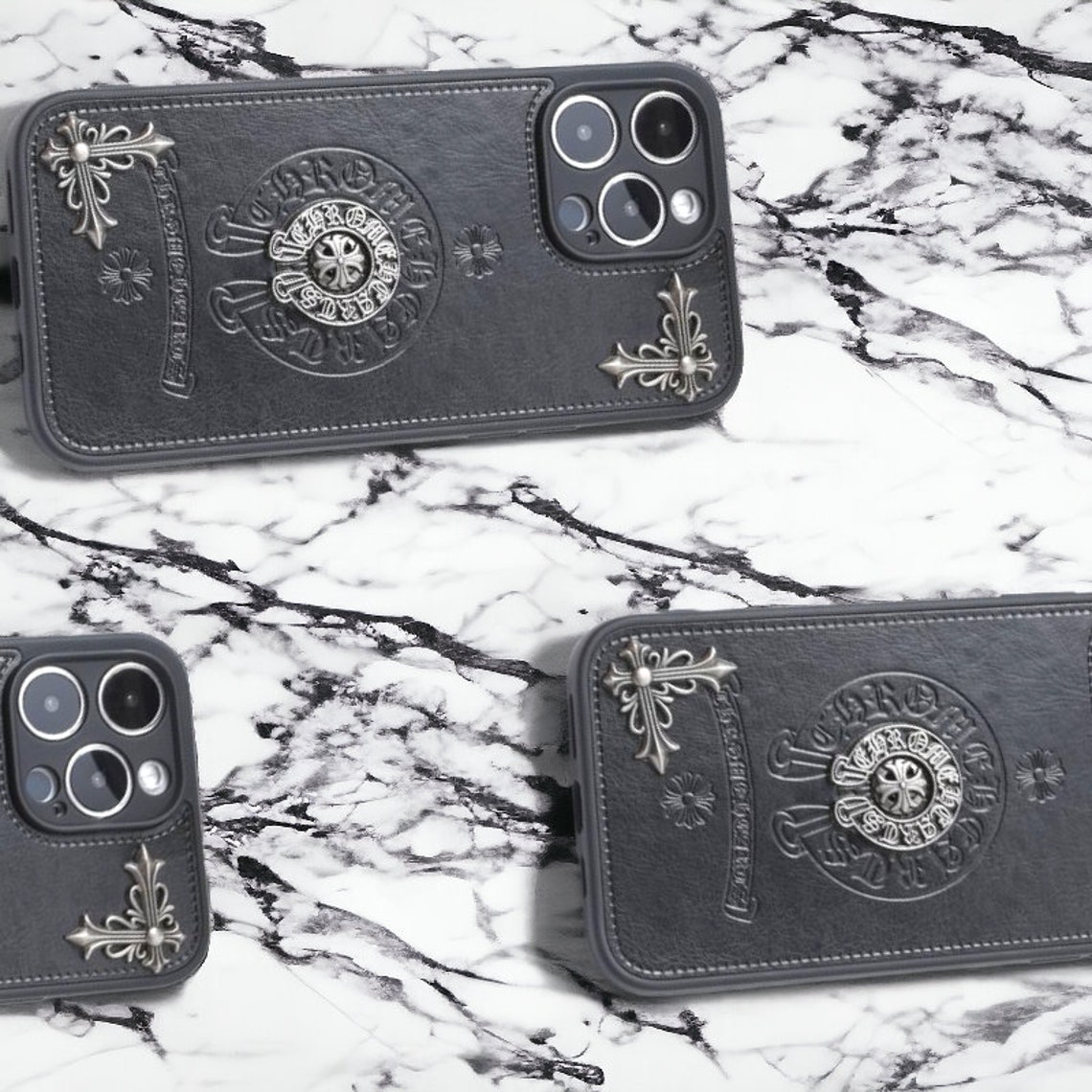 IPhone Case Chrome Hearts Gothic Cute iPhone 15 Case Aesthetic iPhone ...