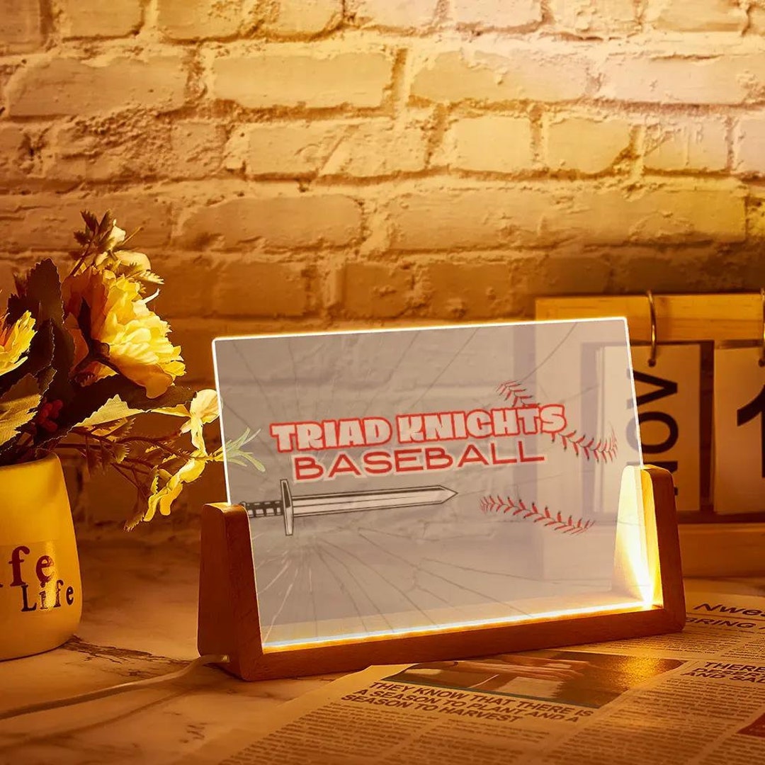 Triad Baseball Acrylic Night Light LED Lamp - Etsy