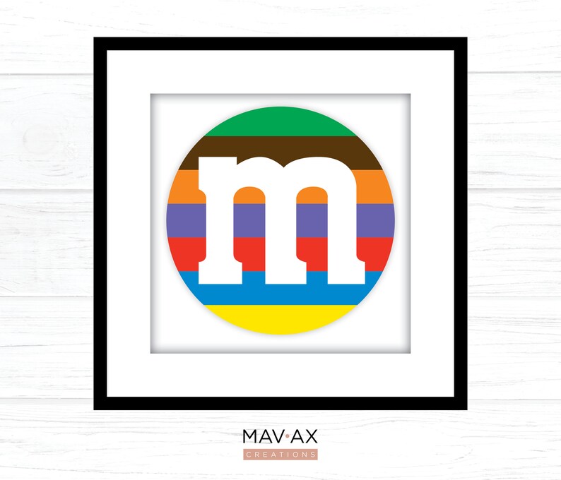 Letter M Artwork - Svg, Eps, Png, Pdf, Jpg - M&M Digital Download ...
