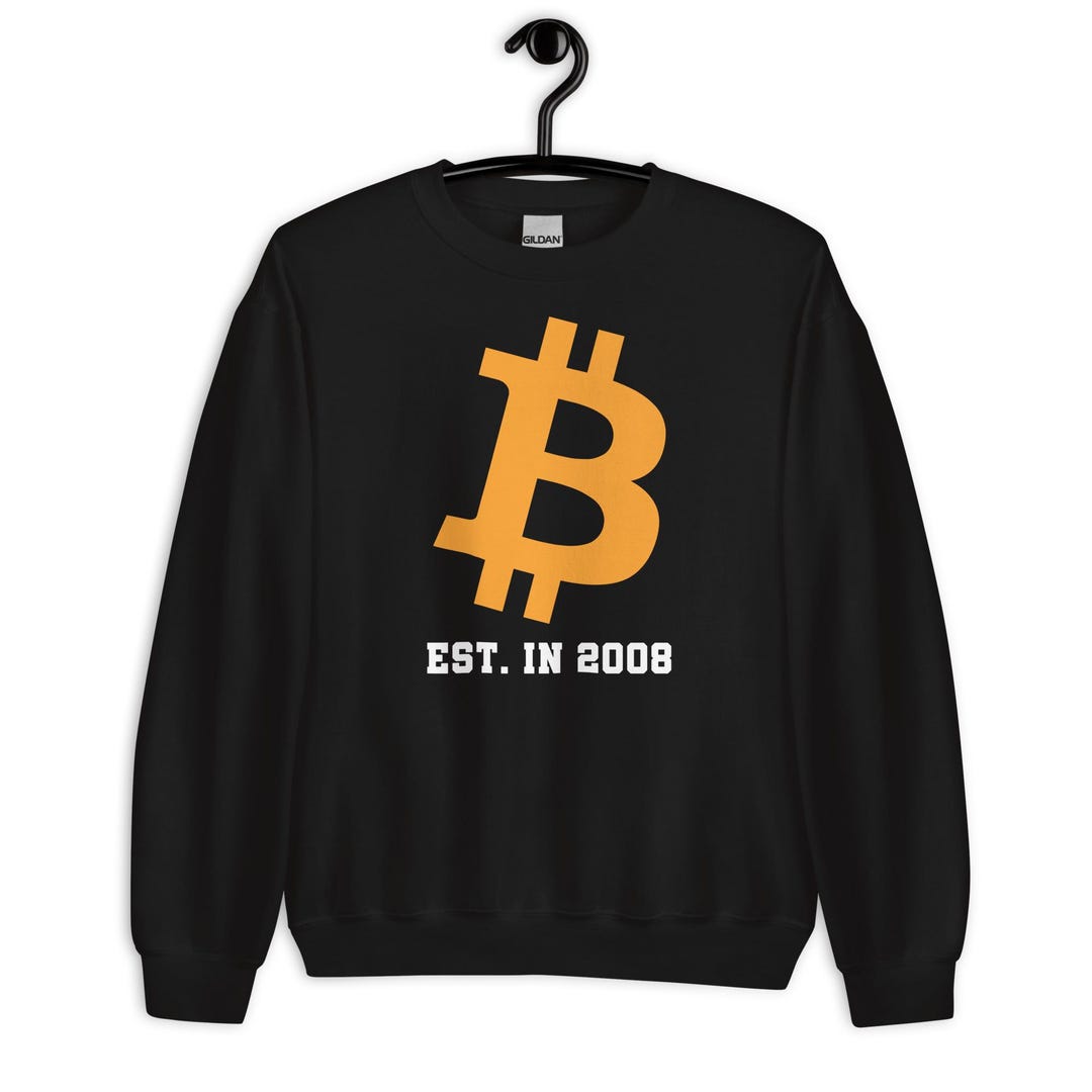Bitcoin Origin Sweatshirt – Crypto History Pullover – BTC Genesis Block ...
