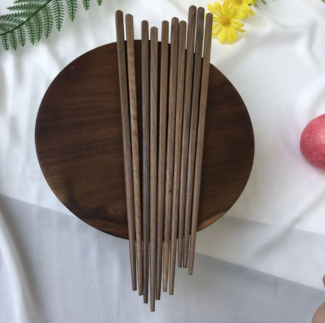 Long Cooking Chopsticks, Walnut Wooden Chopsticks, Wooden Chopsticks ...