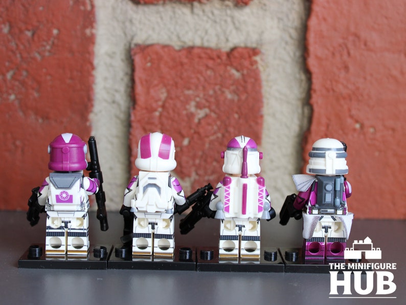 Galactic Marines Nova Core Clone Trooper Squad Inspired Custom Minifigures Space Wars Phase 2 ...