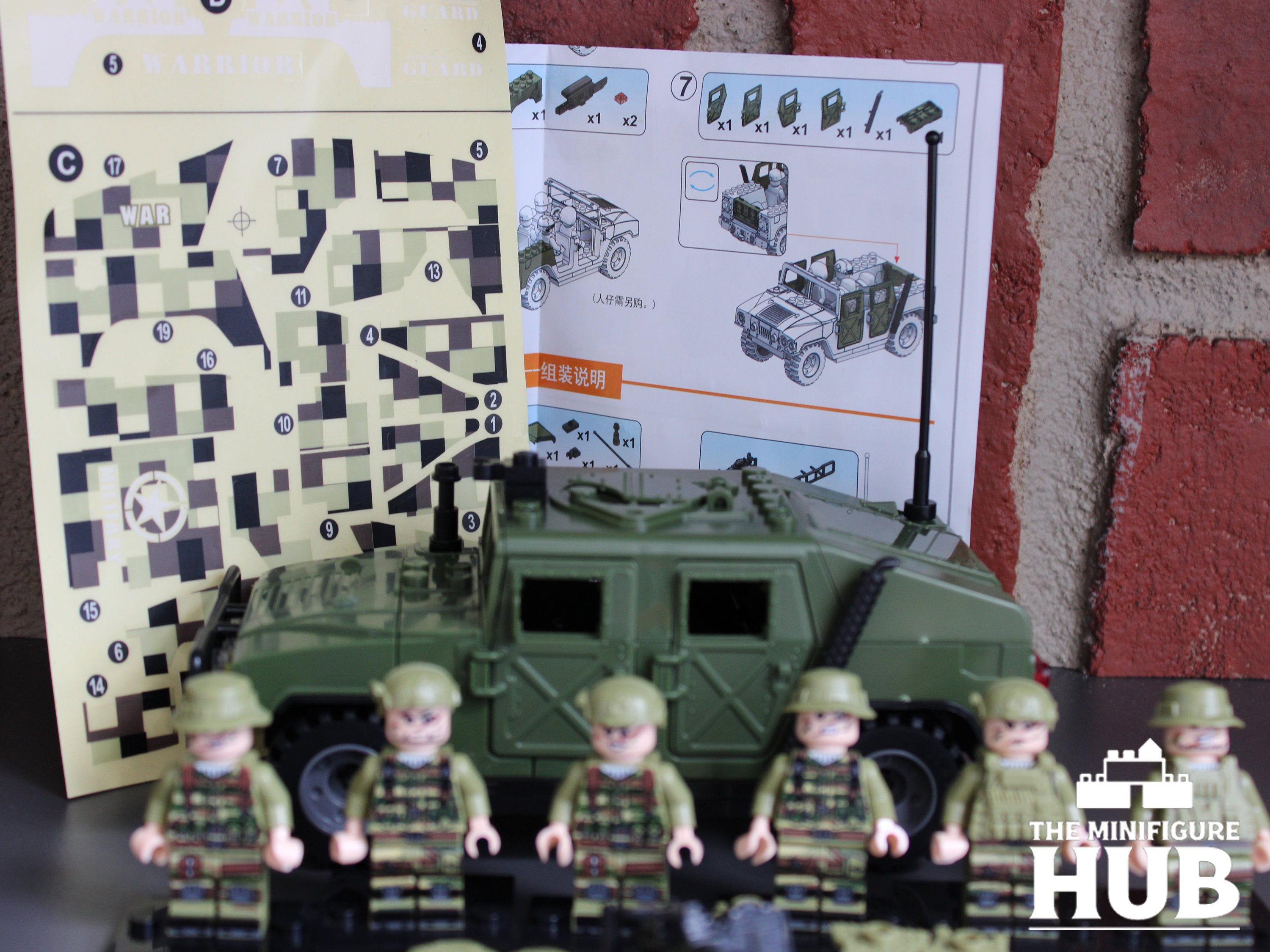 Green Military Humvee W. Inspired Minifigures Modern Military Squad - Etsy