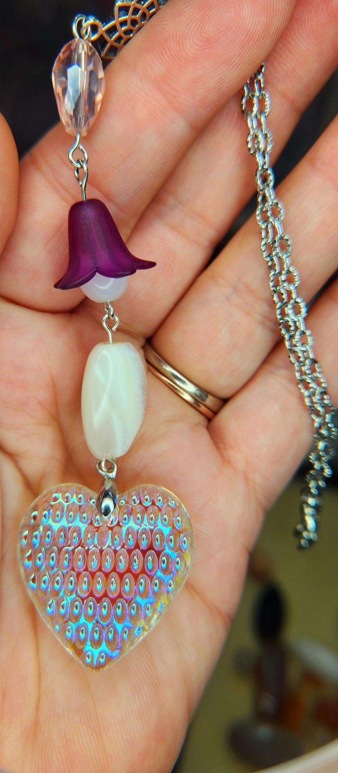 Heart Car Charm - Etsy