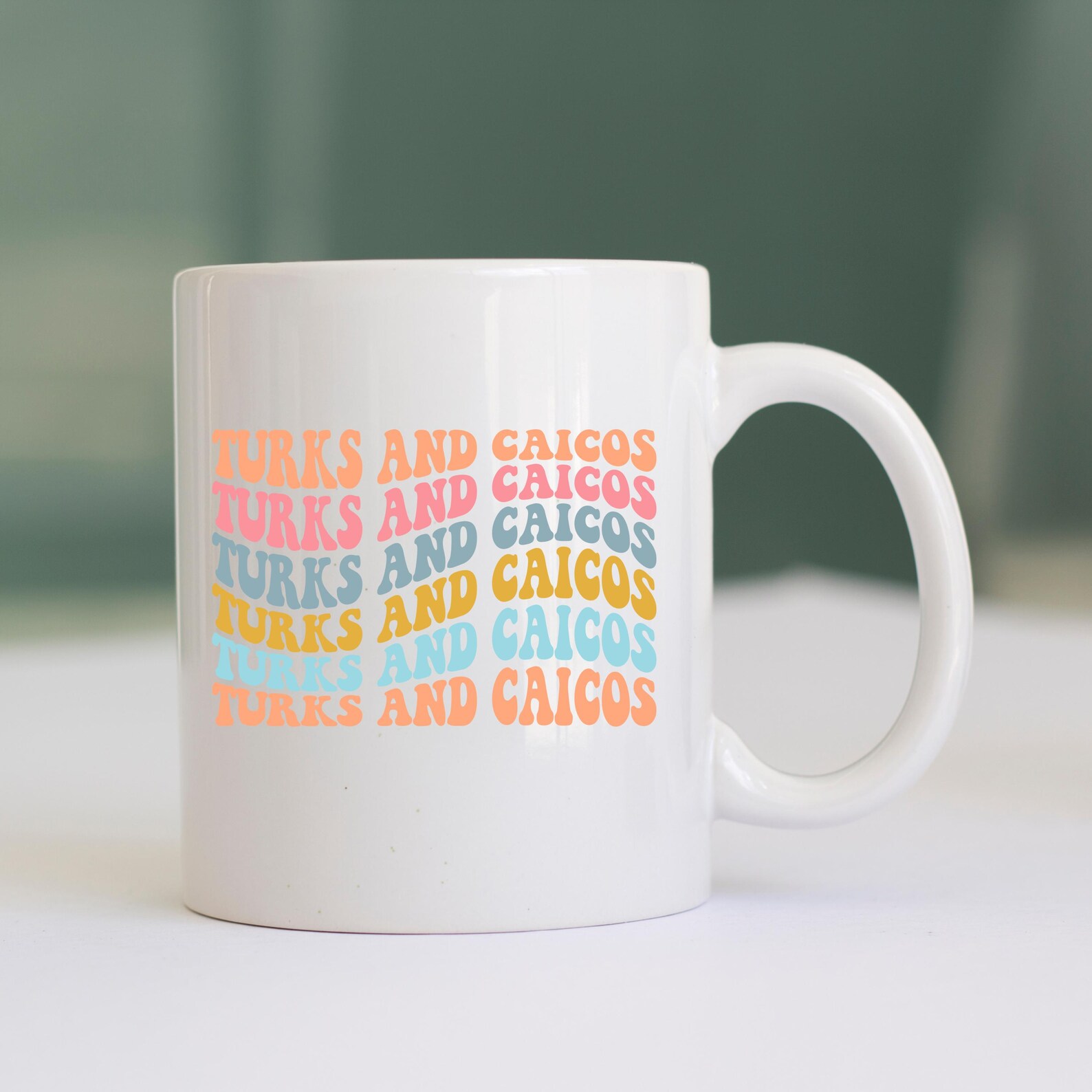Turks and Caicos Colorful Text Design PNG, Girls Trip Png, Cruise Svg ...