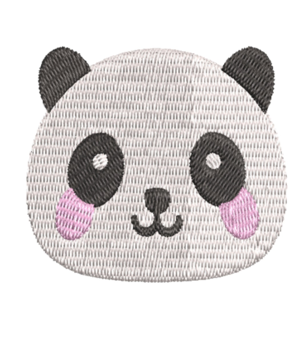 Cute Panda Face Embroidery Design Cute Panda Embroidery - Etsy