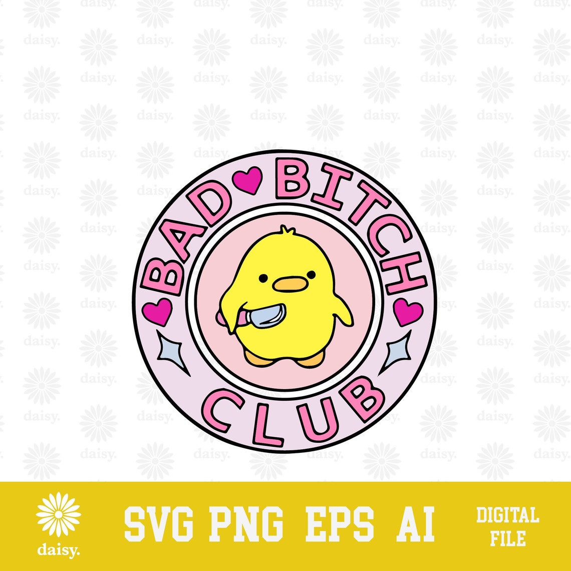 Bad Bitch Club Design SVG PNG EPS | Cricut Clipart Cutfile Print Vector ...