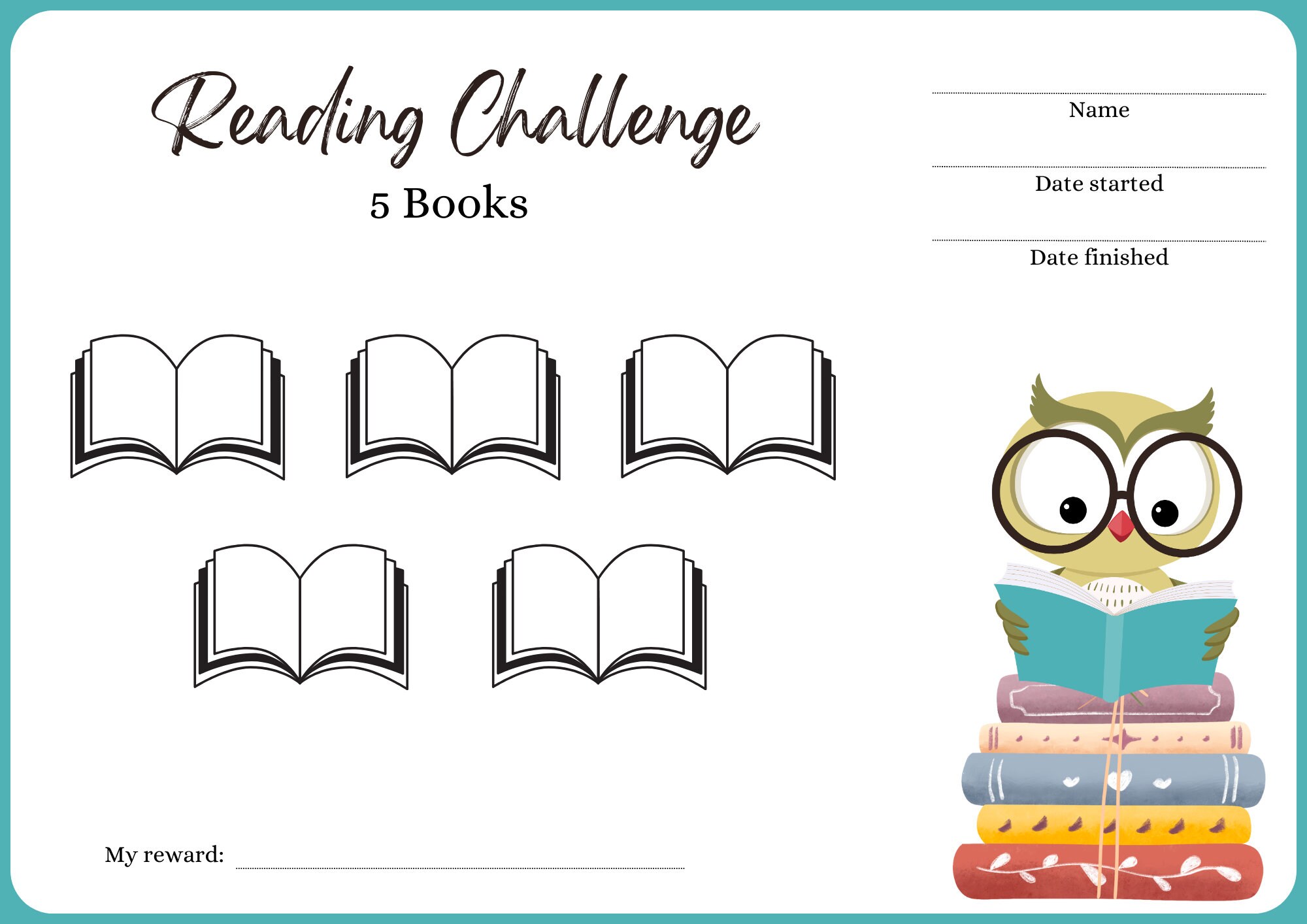 Kids Reading Progress Tracker, Kids Reading Tracker, Kids Printable ...